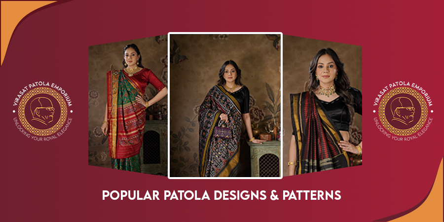 Exploring the Elegance: Popular Patola Saree Designs and Patterns ...
